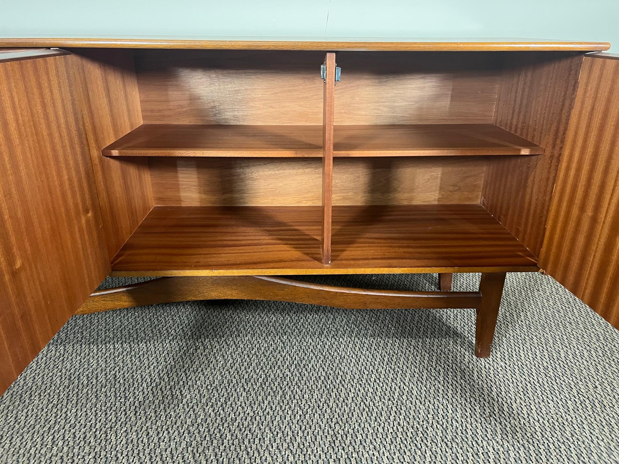 Mid-Century Modern Small 5ft Teak Credenza Made in England at 1stDibs