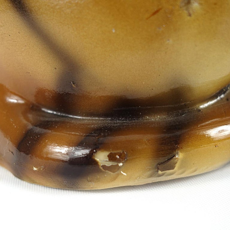 Mid-Century Modern Small Ceramic Tiger in the Style of Ronzan For Sale ...