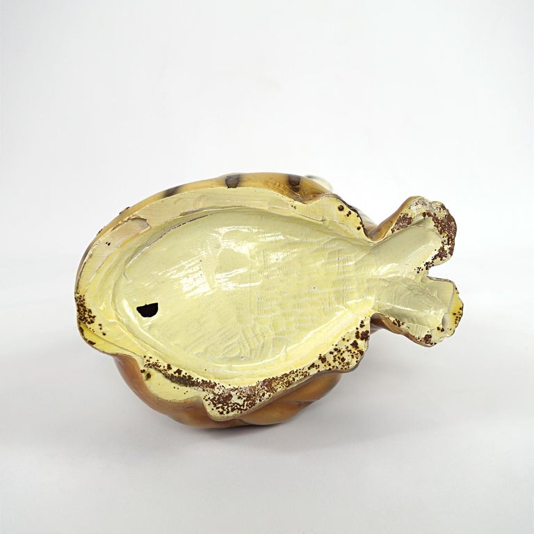 Mid-Century Modern Small Ceramic Tiger in the Style of Ronzan For Sale ...