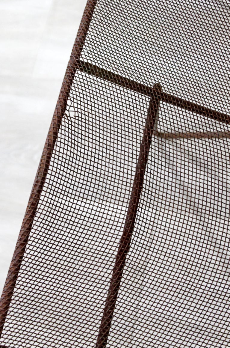 Mid-Century Modern Sol Bloom Pair of Black Iron Scoop Outdoor Patio ...