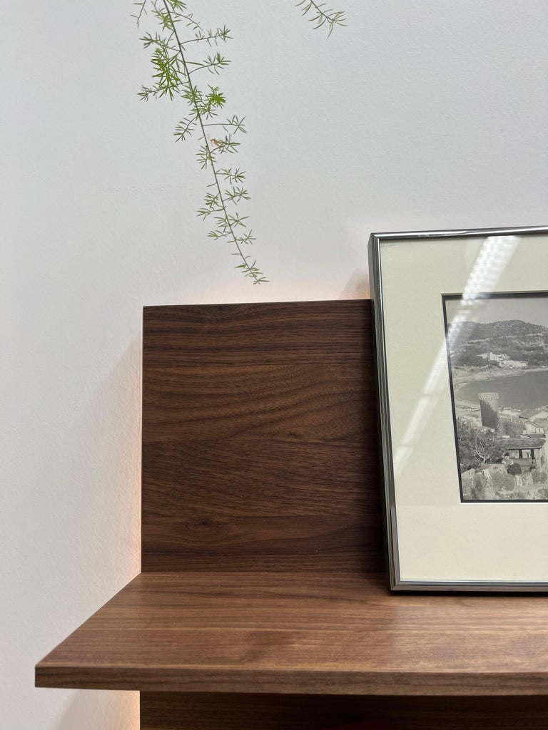 Mid-Century Modern Solid Wood Shelving Unit For Sale at 1stDibs