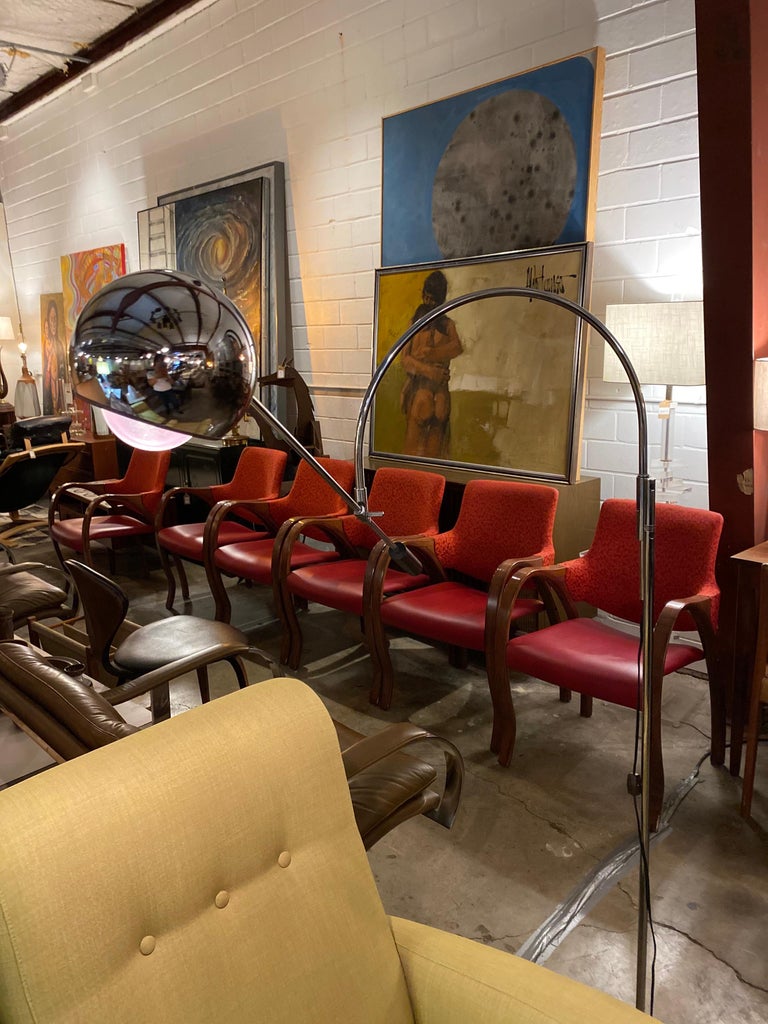 Mid-Century Modern Sonneman Chrome Orbiter Floor Lamp at 1stDibs ...