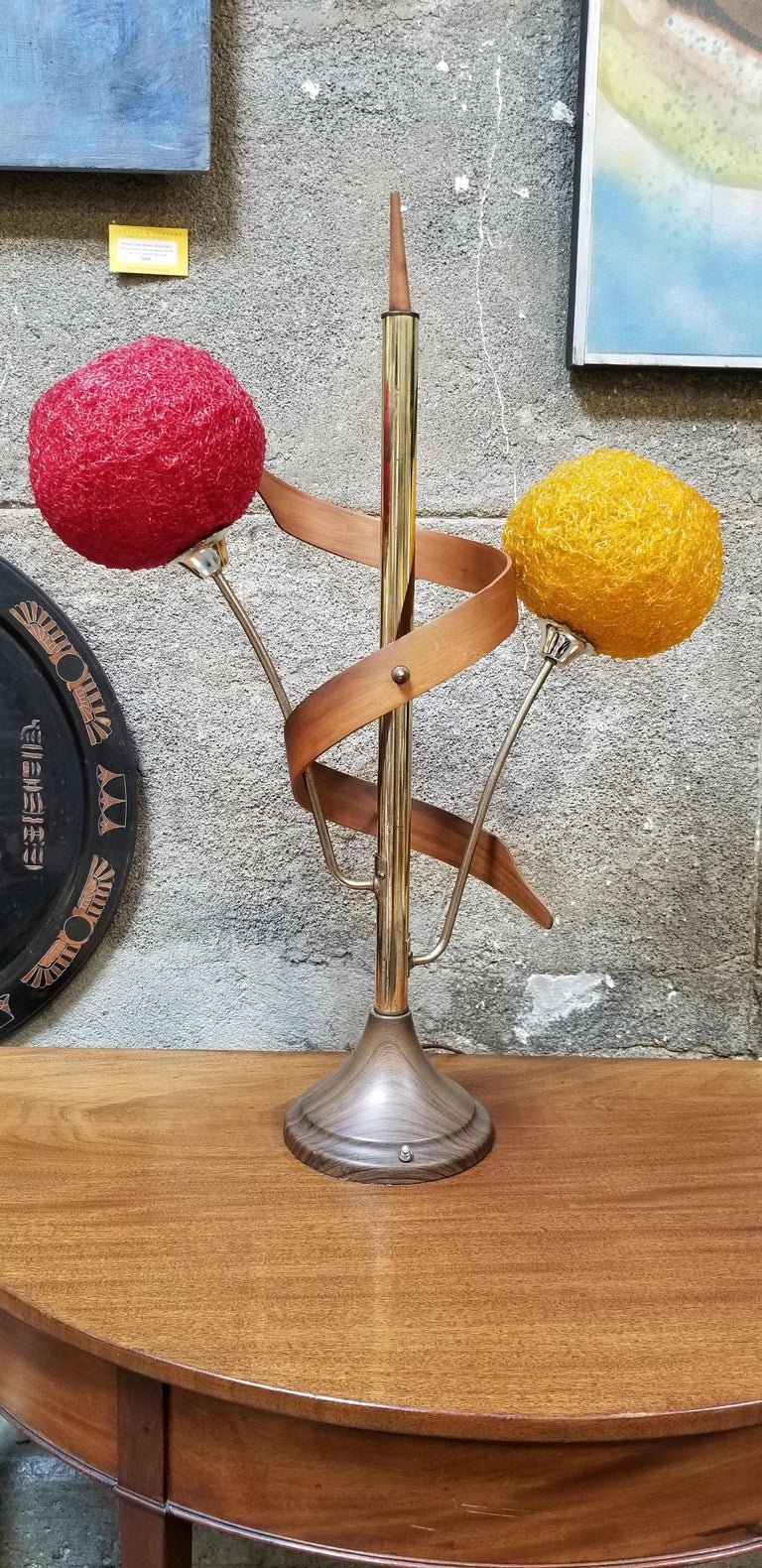 Mid-Century Modern Spaghetti Table Lamp For Sale at 1stDibs