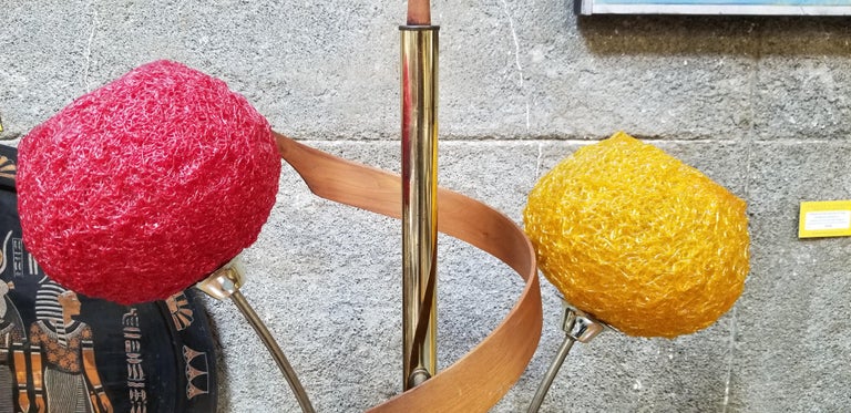 Mid-Century Modern Spaghetti Table Lamp For Sale at 1stDibs