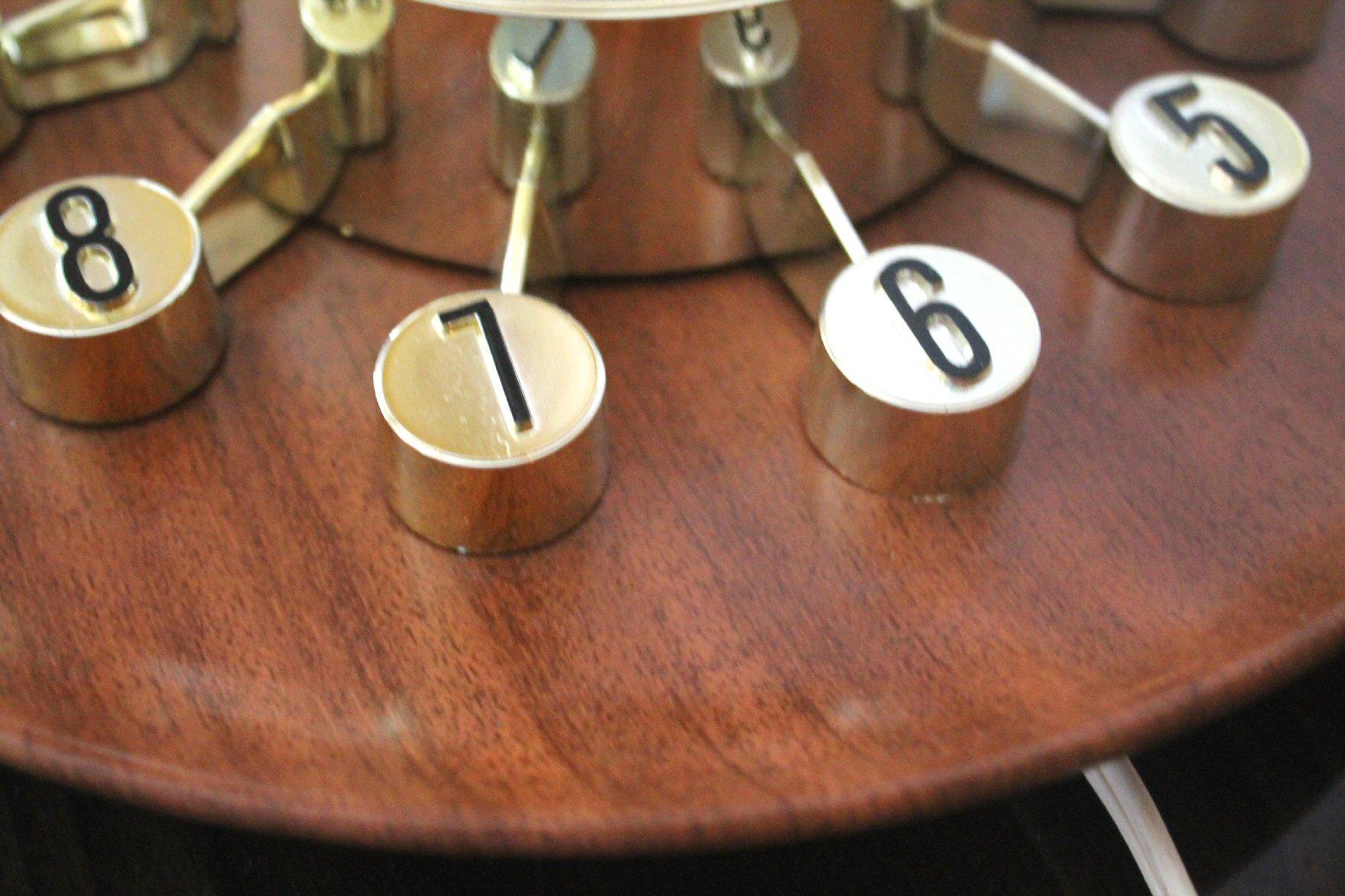 Mid Century Modern Spartus Atomic Wall Clock! Hyper-Rare NOS Unused and ...