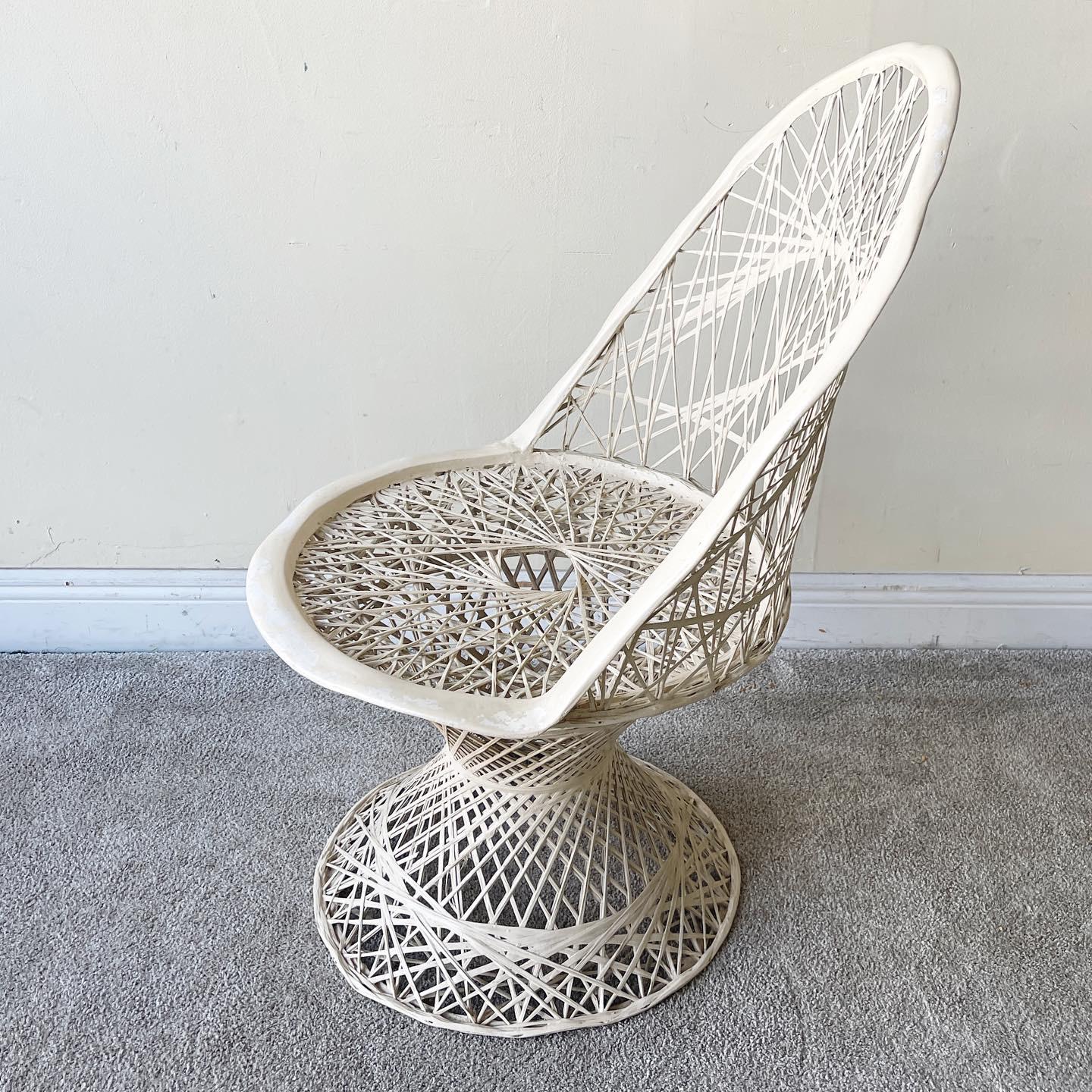 Mid Century Modern Spun Fiberglass Dining Set - 3 Pieces For Sale at ...