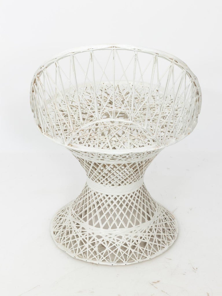 Mid-Century Modern Spun Fiberglass Patio Set by Woodard at 1stDibs