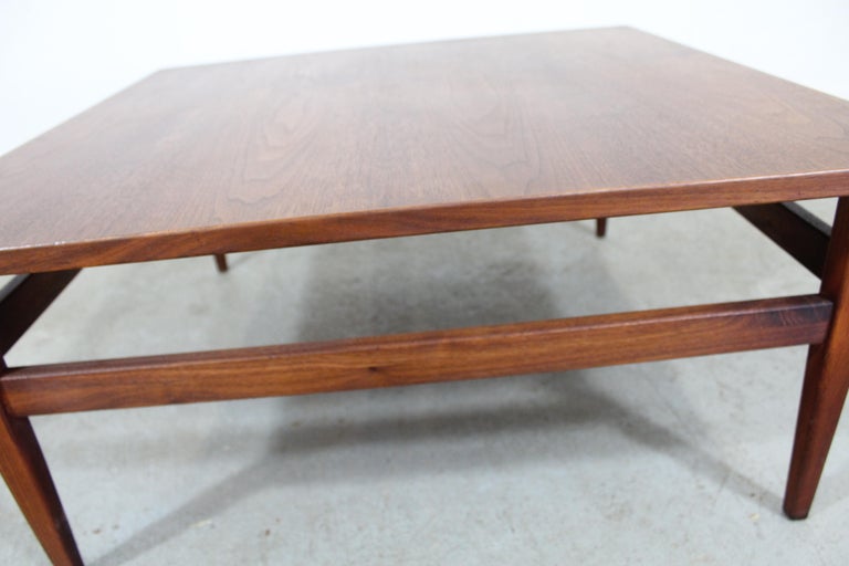Mid-Century Scandinavian Modern Square Teak Coffee Table For Sale at ...