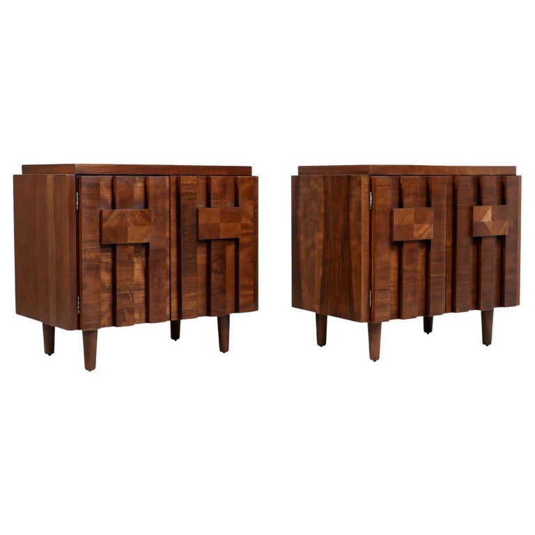 Mid-Century Modern "Stacatto" Night Stands by Lane Furniture For Sale ...