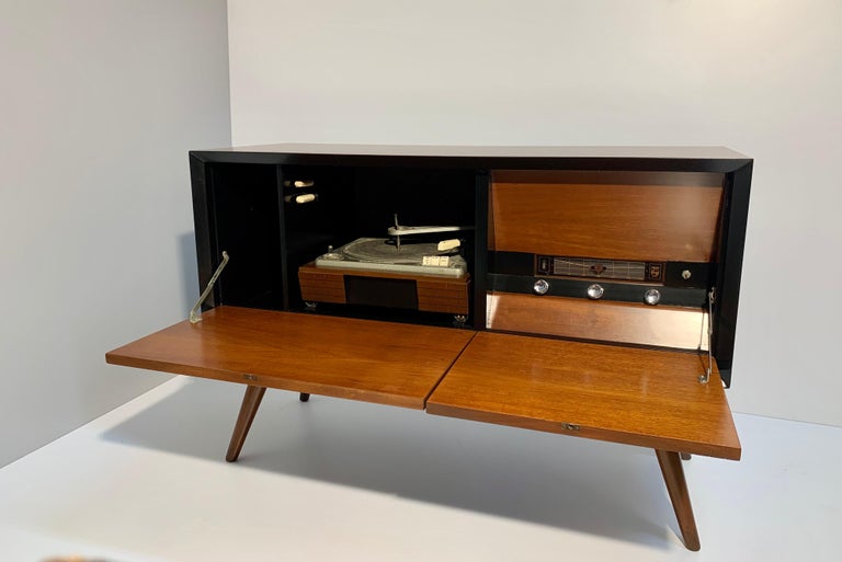 Mid-Century Modern Stereo Console at 1stDibs | stereo console table ...
