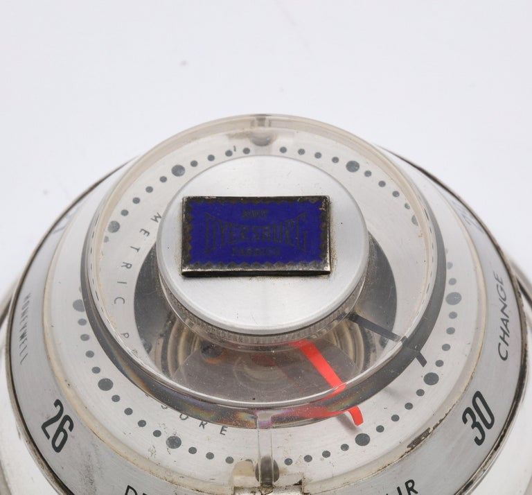 MId-Century Modern Sterling Silver-Mounted Honeywell Barometer For Sale ...