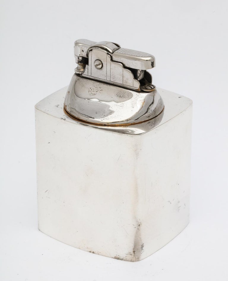Mid-Century Modern Sterling Silver Table Lighter at 1stDibs