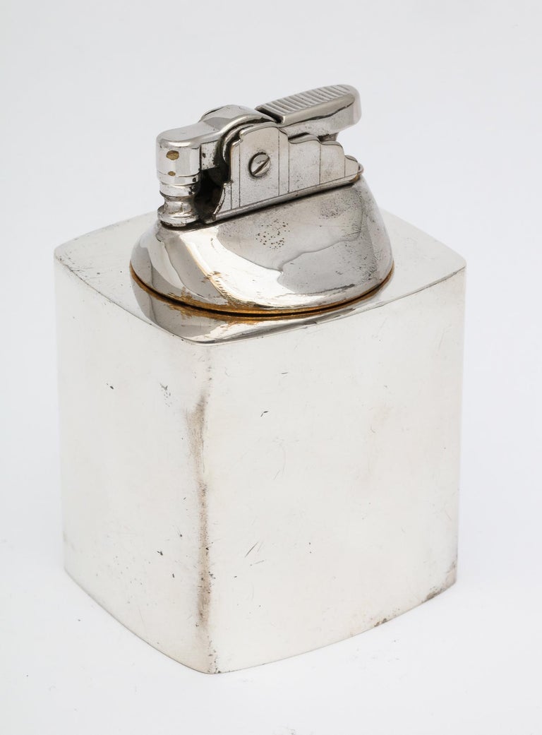 Mid-Century Modern Sterling Silver Table Lighter at 1stDibs