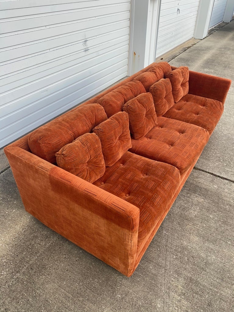 Mid-Century Modern Stratford Tuxedo 3-Seater Sofa at 1stDibs