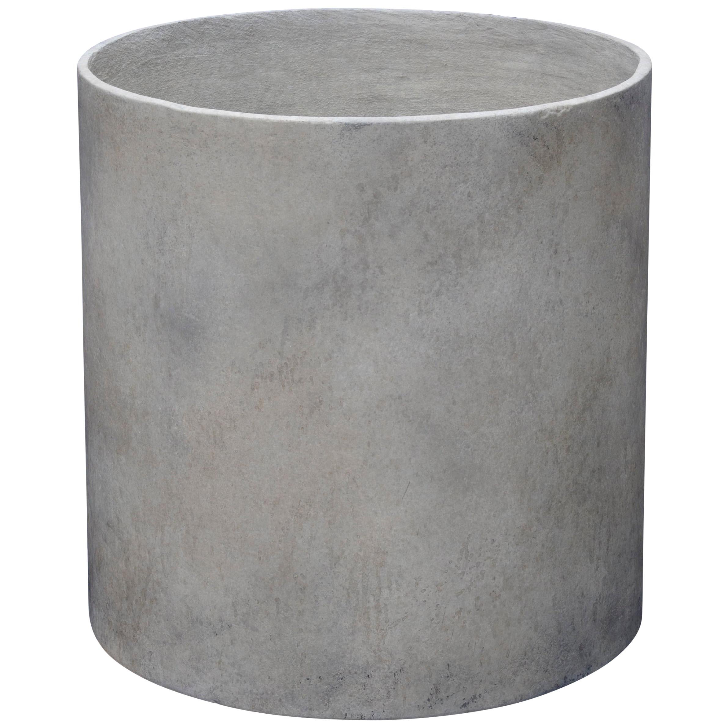 Mid-Century Modern Style Cast Composite Stone Planter For Sale at 1stDibs