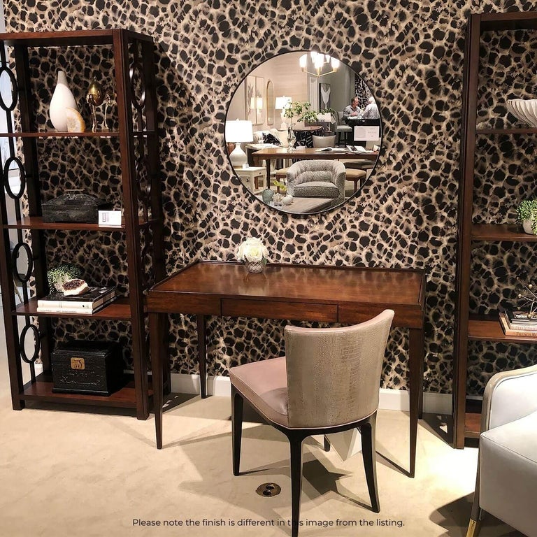 Mid-Century Modern Style Desk, Mahogany Finish For Sale at 1stDibs