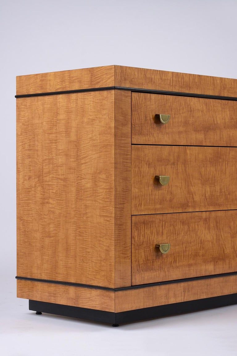 Mid-Century Modern Maple Dresser at 1stDibs