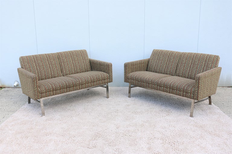 Mid-Century Modern Style Jack Cartwright Kelly Settee Lounge, Two Seats ...
