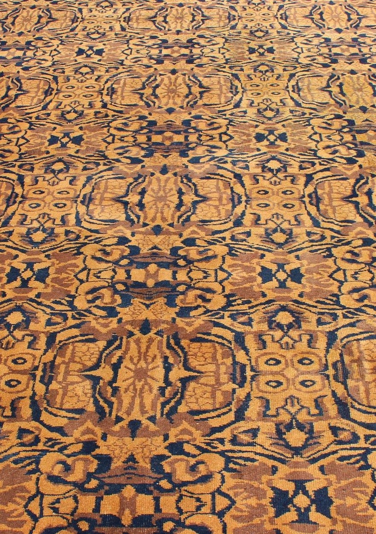 Vintage Mid-Century Modern Style in Navy, Camel, Caramel, Coffee and ...