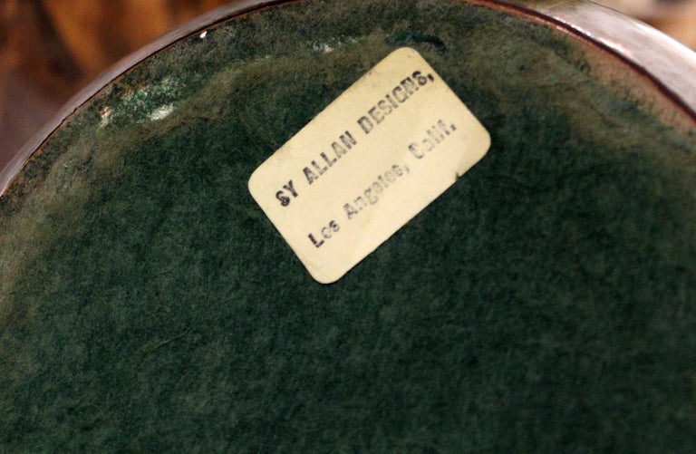 Mid-Century Modern Sy Allan Designs Ceramic Studio Table Lamp 1960s ...