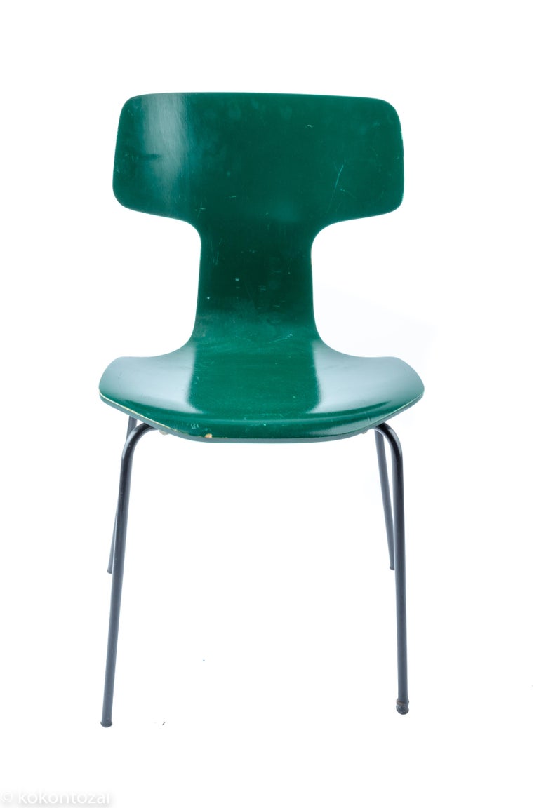 Mid-Century Modern T Chair by Arne Jacobsen, 1973 Edition For Sale at ...