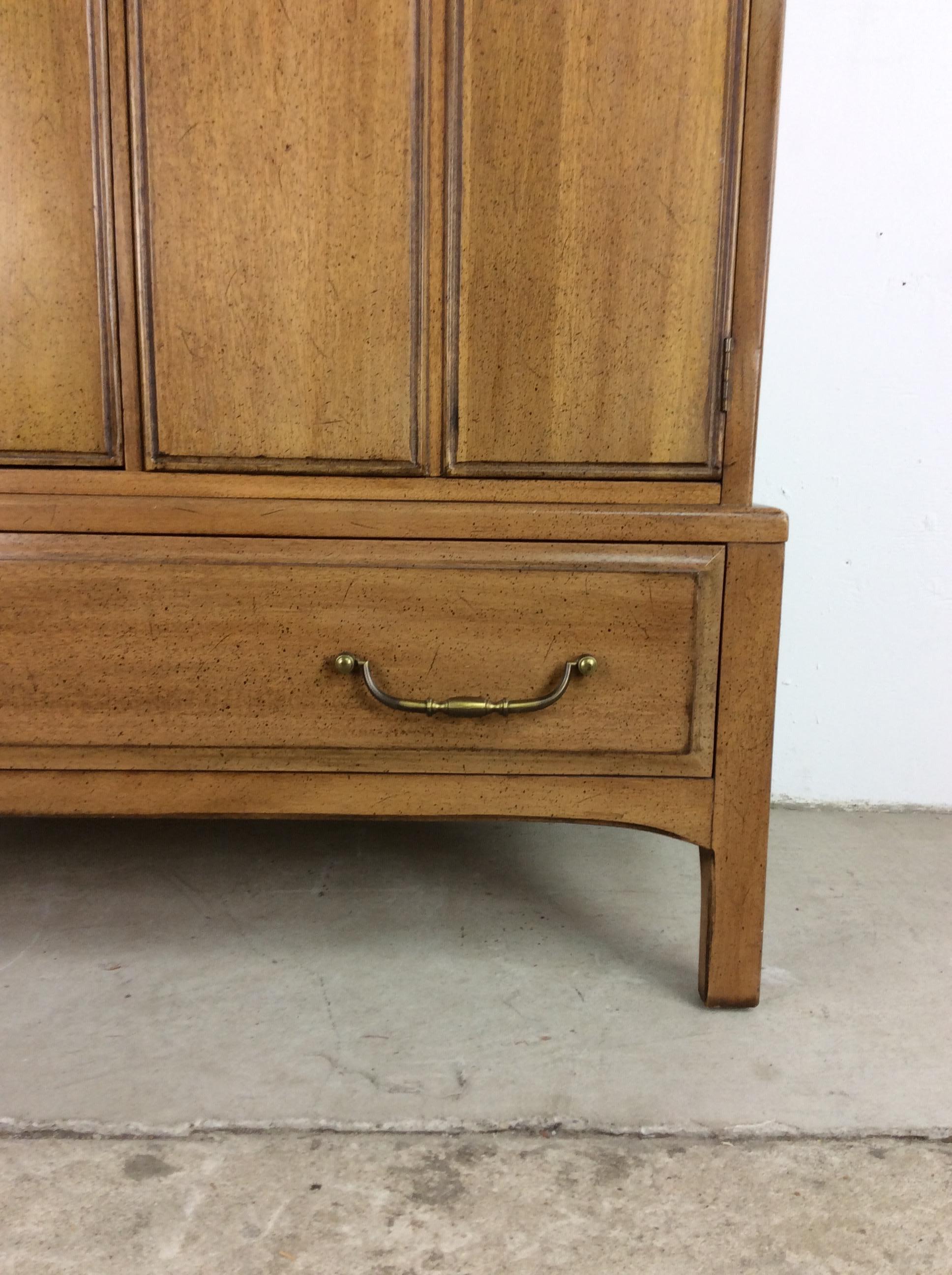 Mid-Century Modern Tall Armoire by Davis Furniture For Sale at 1stDibs