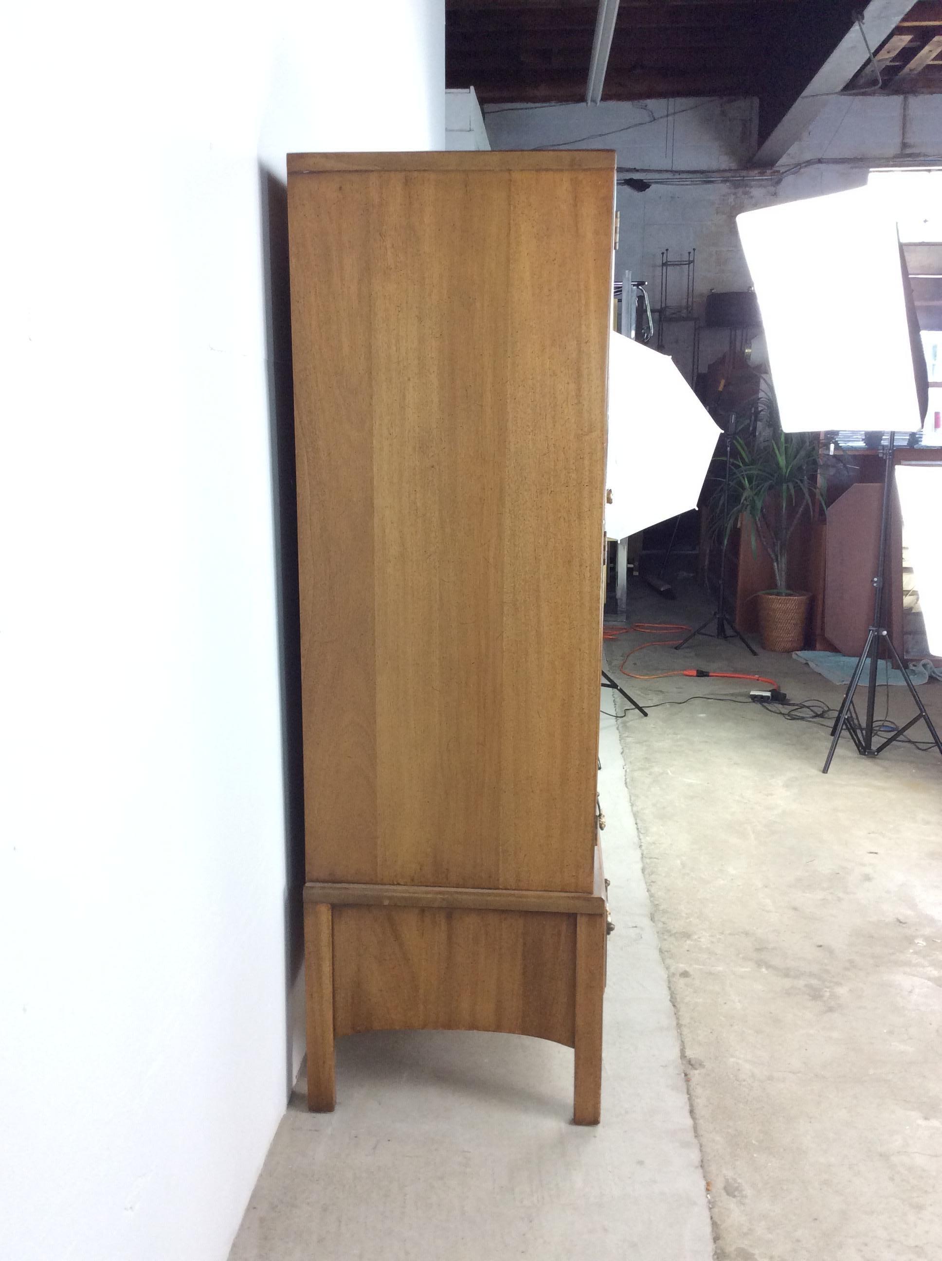 Mid-Century Modern Tall Armoire by Davis Furniture For Sale at 1stDibs