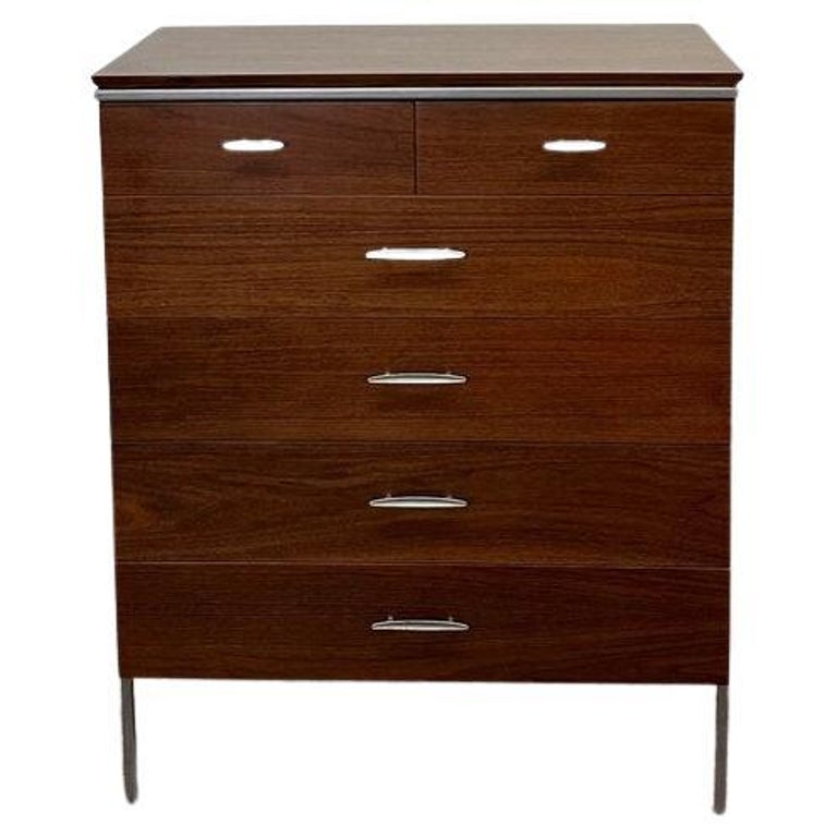Mid-Century Modern Tall Boy Dresser by Vista of California For Sale at ...