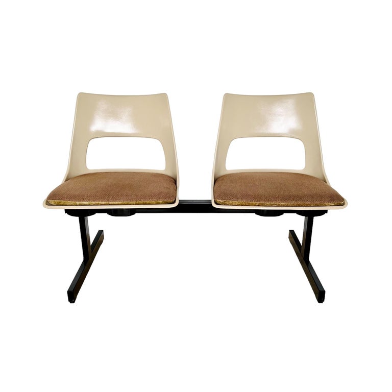 Mid-Century Modern Tandem Two Seat Bench by Krueger, 1970s For Sale at ...
