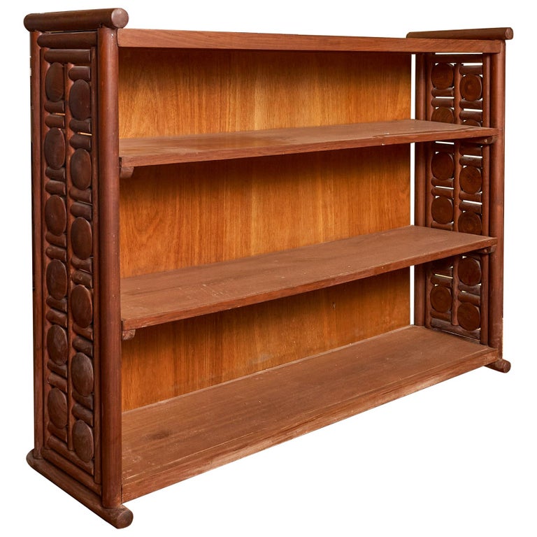 Mid-Century Modern Teak Bookcase at 1stDibs