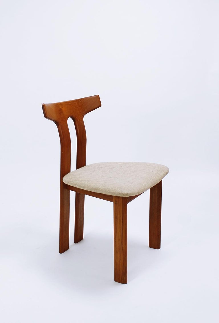 Mid-Century Modern Teak Chairs by Vamdrup, Denmark, 1970s at 1stDibs
