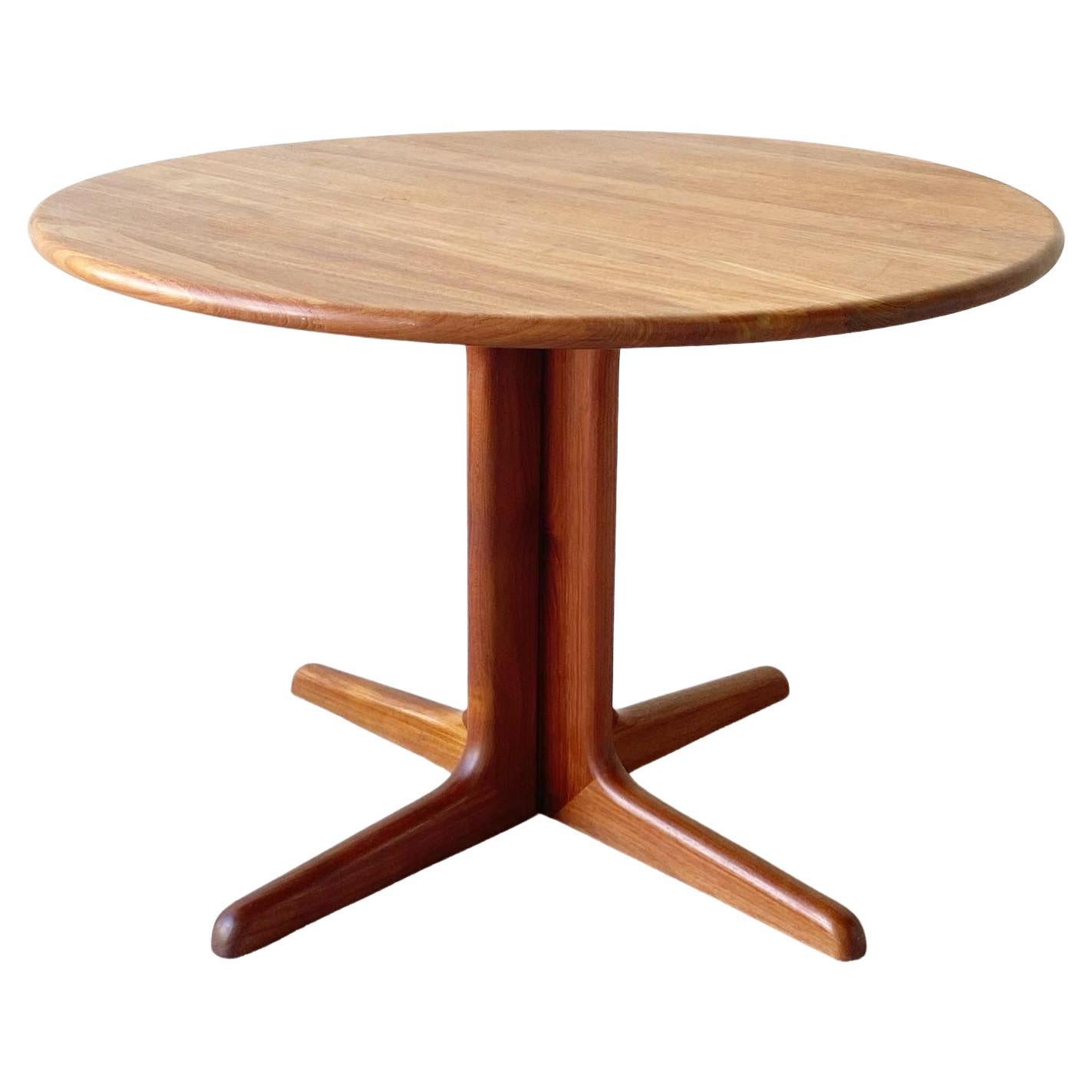 Mid-Century Modern Teak Circular Dining Table by Sun Furniture For Sale ...