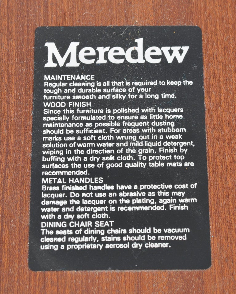 Mid-Century Modern Teak Dining Table by Meredew, 1960s at 1stDibs ...