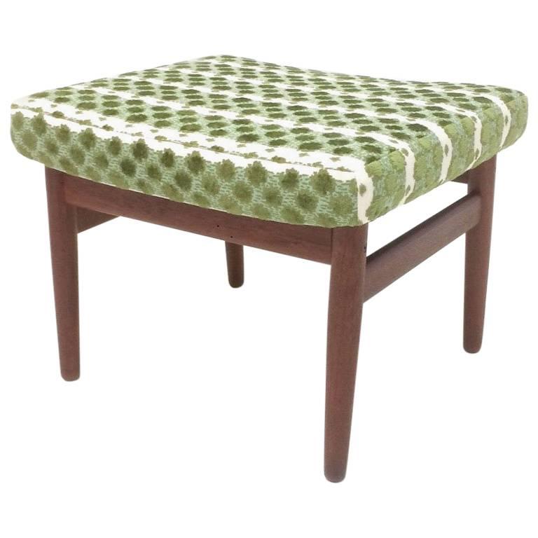 Mid-Century Modern Teak Footstool by John Stuart For Sale at 1stDibs