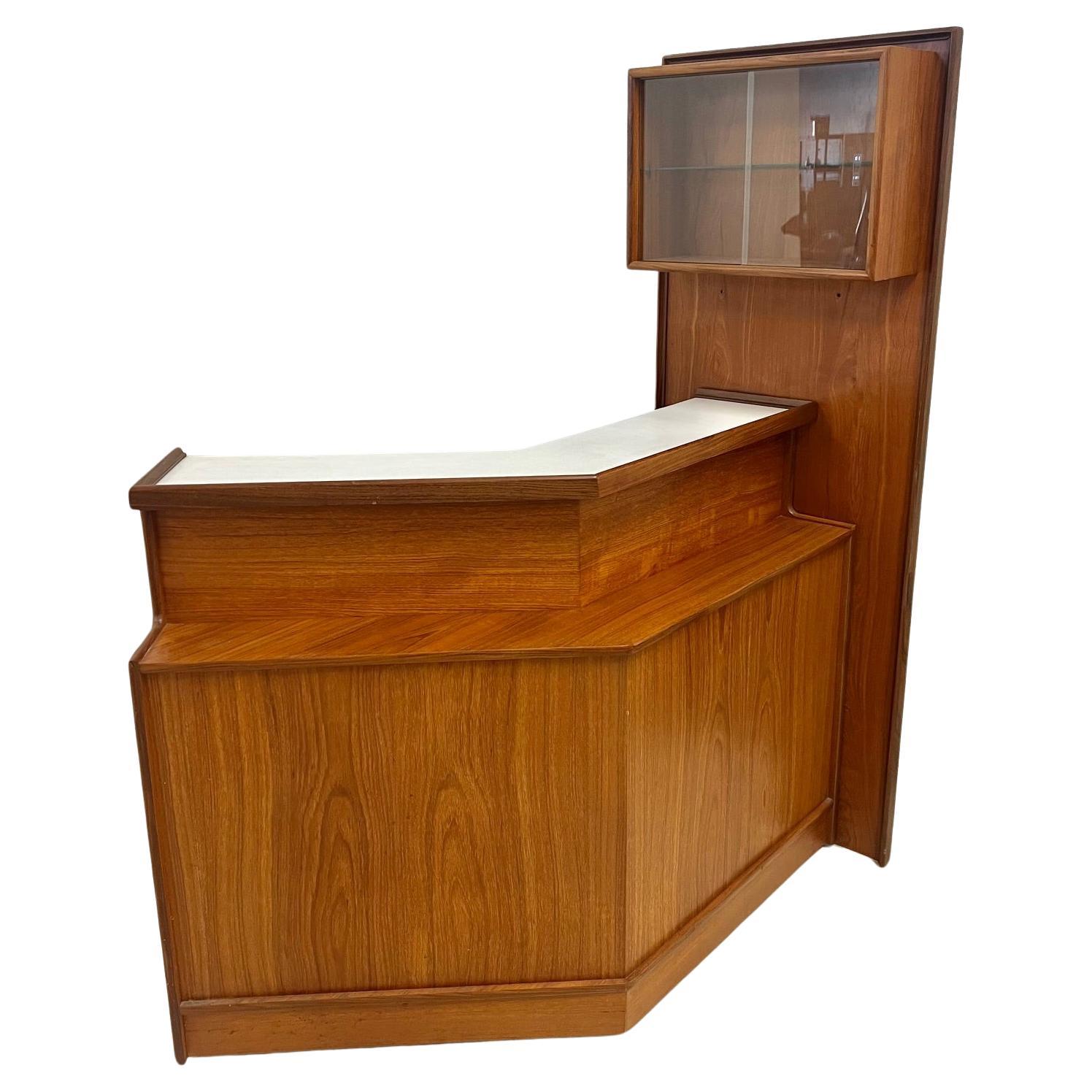 Mid Century Modern Teak Home Cocktail Bar Turnidge England For Sale at ...