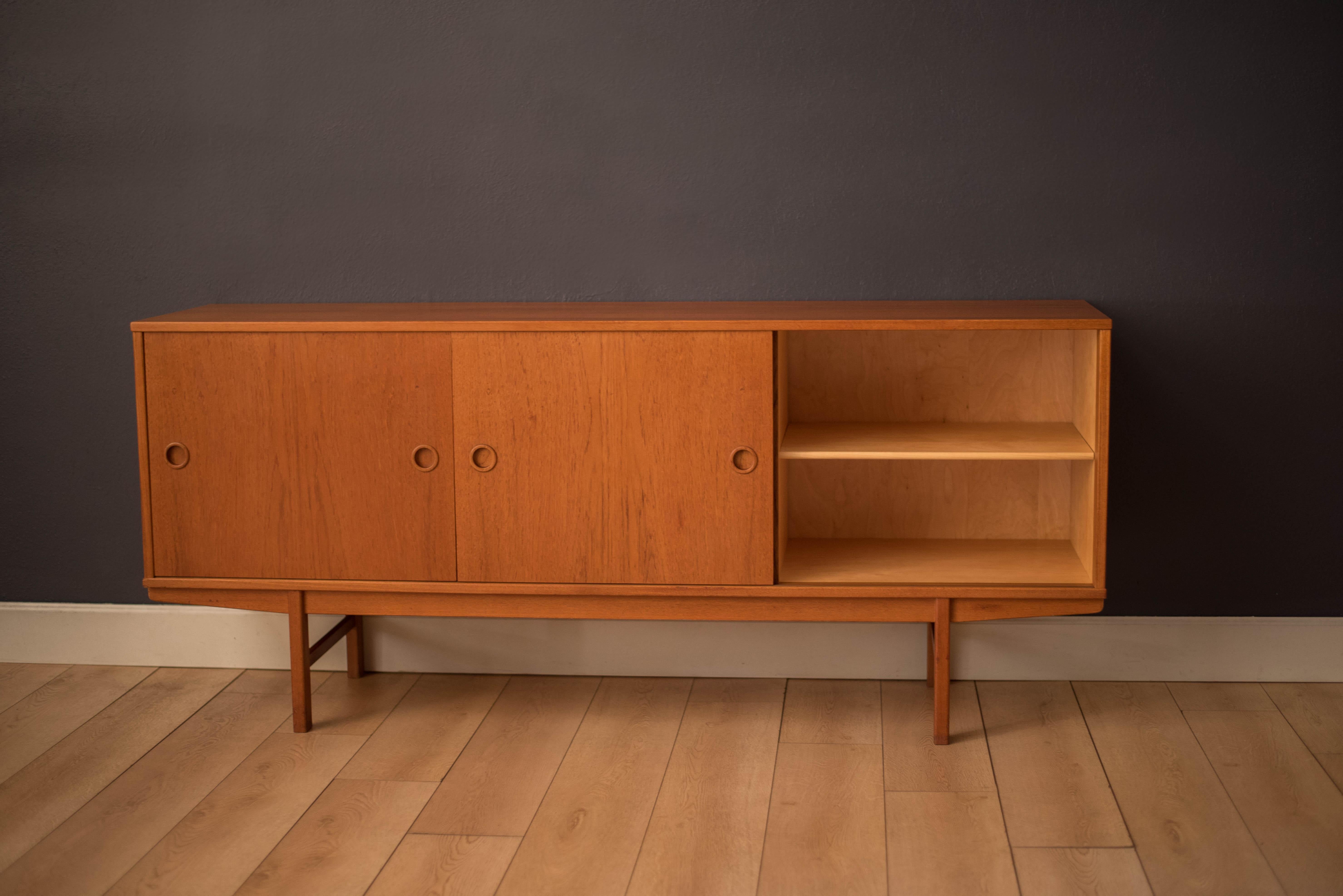 Mid-Century Modern Teak Sideboard Credenza by Dux of Sweden at 1stDibs