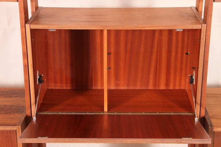 Mid-Century Modern Teak Wall Unit at 1stDibs
