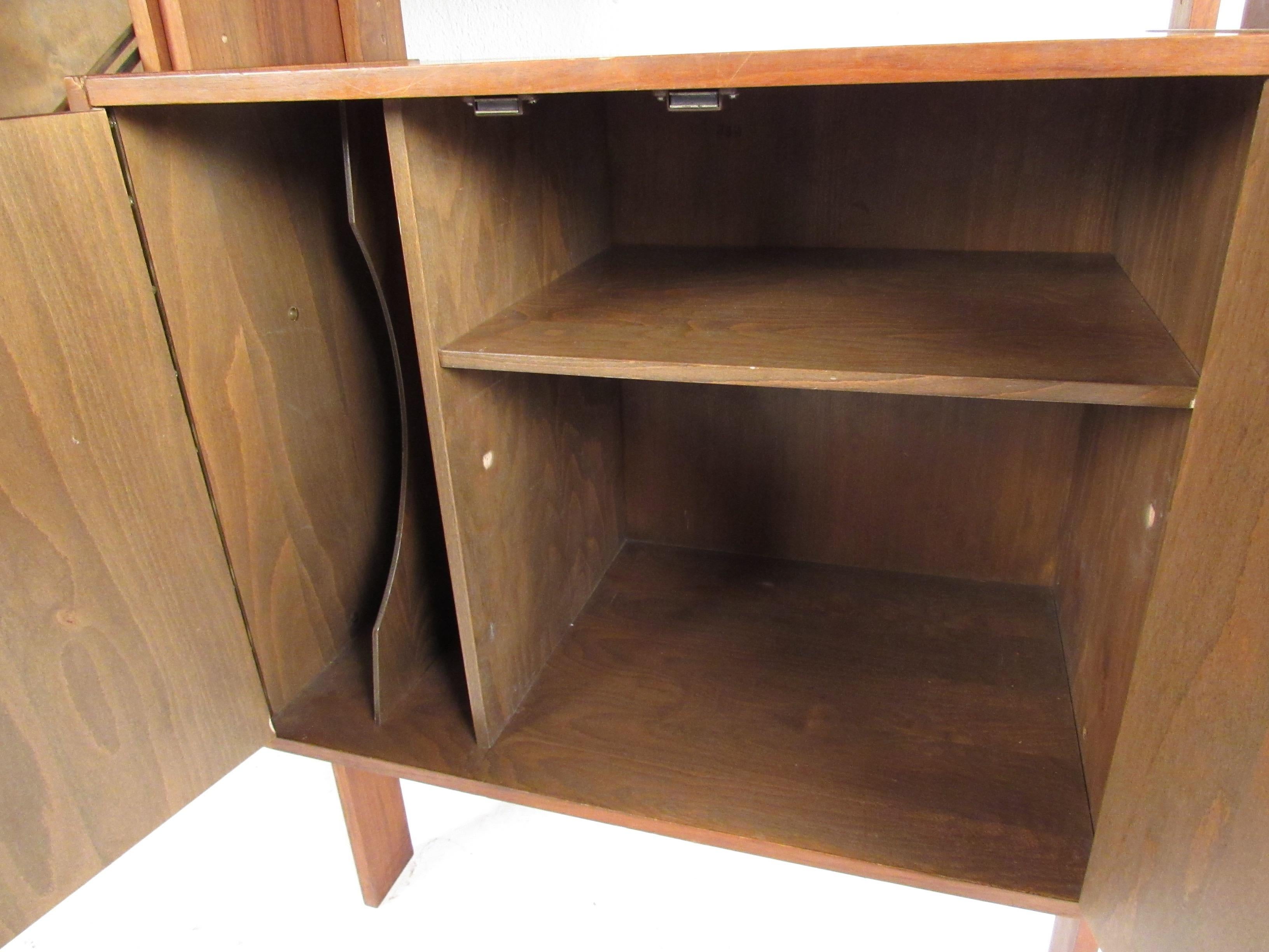 Mid-Century Modern Teak Wall Unit or Bookshelf For Sale at 1stDibs ...