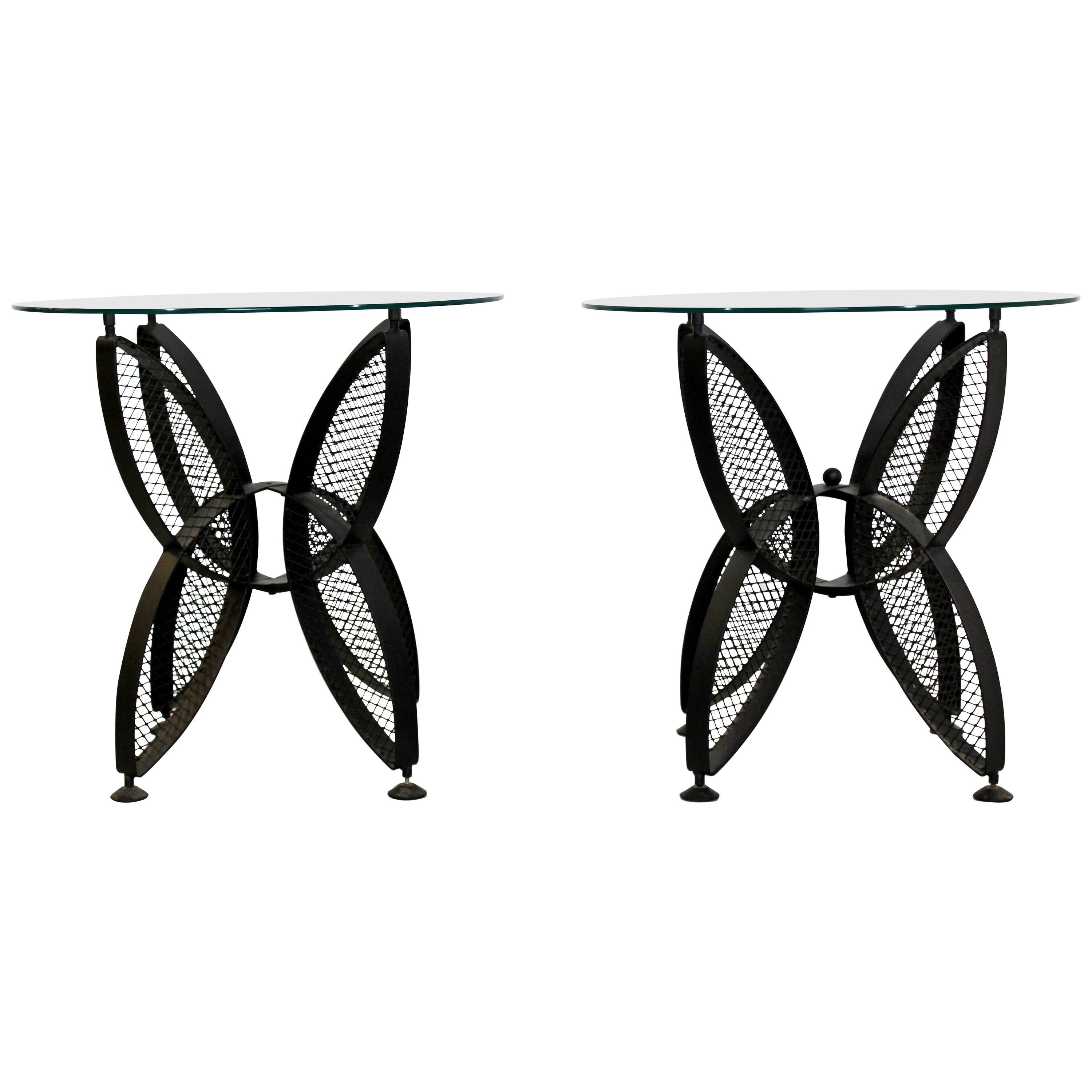 Mid-Century Modern Tempestini Salterini Butterfly Patio Pair of Side ...