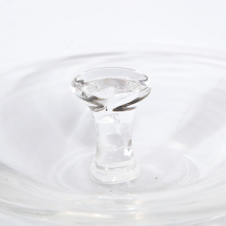 Mid-Century Modern Translucent Glass Decorative Dish by Elsa Peretti ...