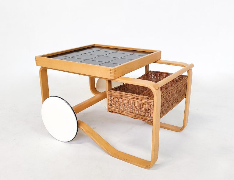 Mid-Century Modern Trolley Model 900 by Alvar Aalto for Artek, 1950s ...