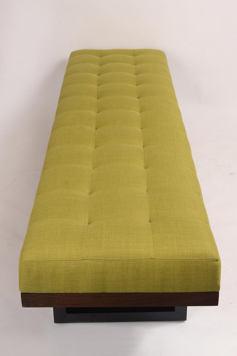 Mid-Century Modern Tufted Bench at 1stDibs