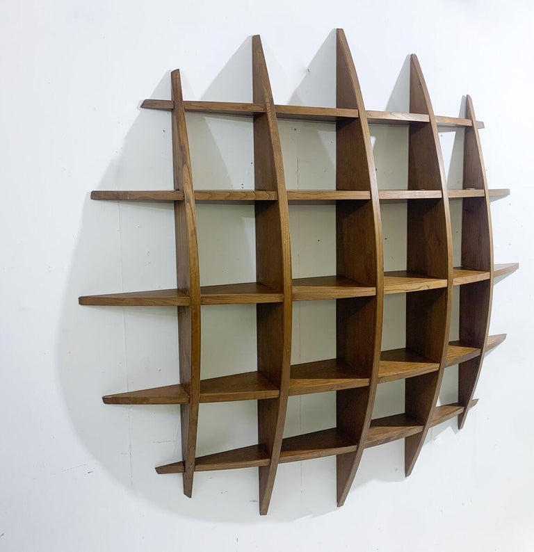 Mid-Century Modern "Tyco" Wall System Bookcase by Manfredo Massironi ...