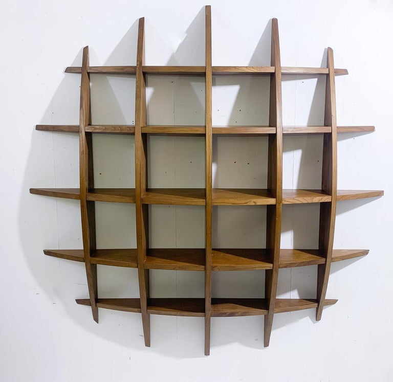 Mid-Century Modern "Tyco" Wall System Bookcase by Manfredo Massironi ...
