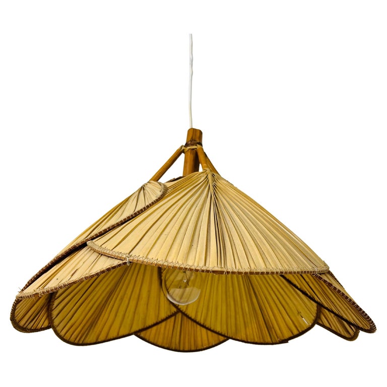 Mid-Century Modern Uchiwa Pendant Lamp in the Style of Ingo Maurer ...
