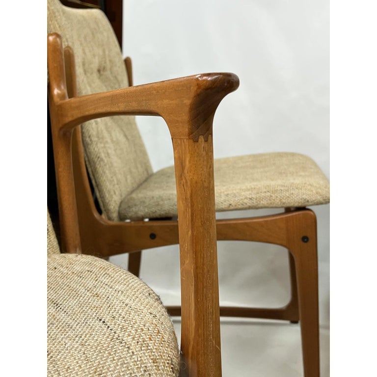 Mid-Century Modern Vamdrup Stolefabrik Teak Dining Chairs, Set of 6 For ...