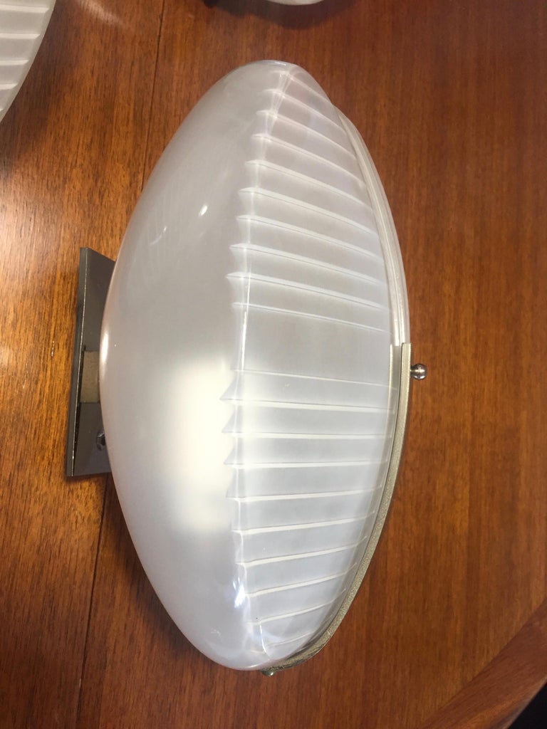 Mid-Century Modern Vico Magistretti Three Lambda Wall Lights for ...