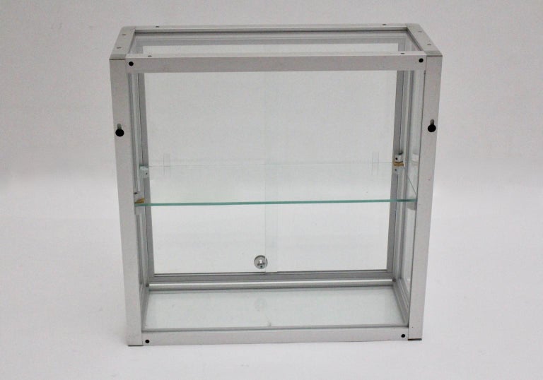 Mid-Century Modern Vintage Aluminum Hanging Showcase 1960s Austria For ...