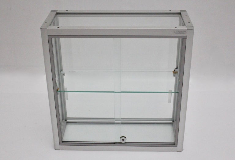 Mid-Century Modern Vintage Aluminum Hanging Showcase 1960s Austria For ...