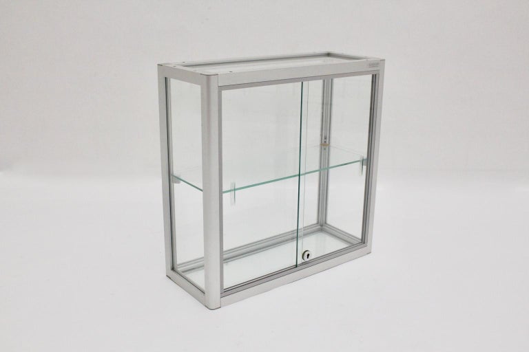 Mid-Century Modern Vintage Aluminum Hanging Showcase 1960s Austria For ...